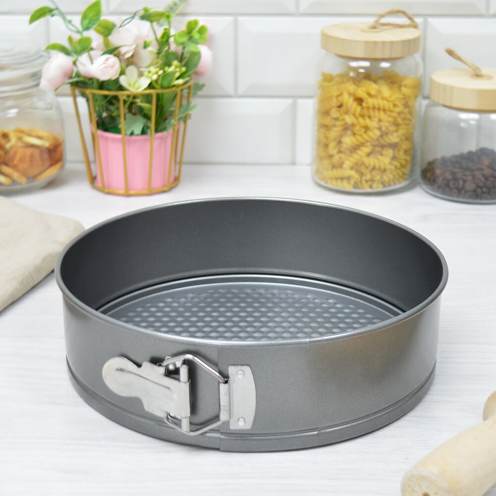 Форма для выпечки разъемная Appetite 24x7 см, круглая, сталь, антипригарное покрытие