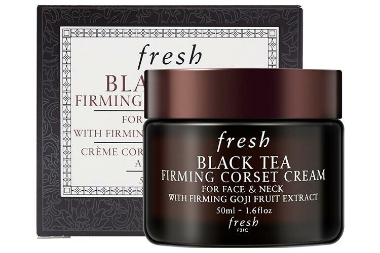 Корсет-крем для лица и шеи женский Fresh Black Tea с подтягивающим эффектом, 50ml