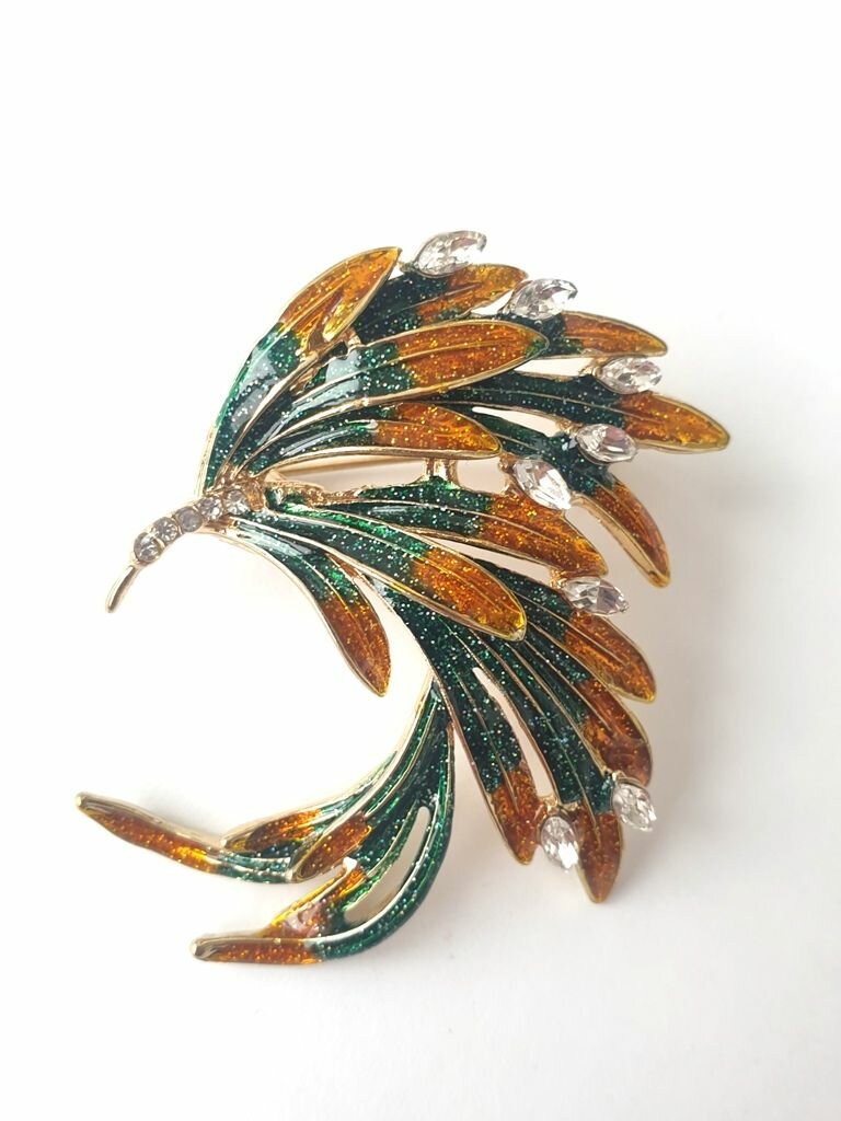 Брошь, стразы