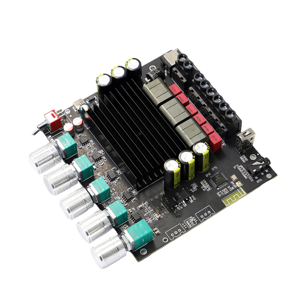 Мощный Усилитель: 2.1 Канал TPA3255 Чип Bluetooth - Компактный Дизайн Цифровая Плата для DIY Аудио Проектов и Домашней Акустики