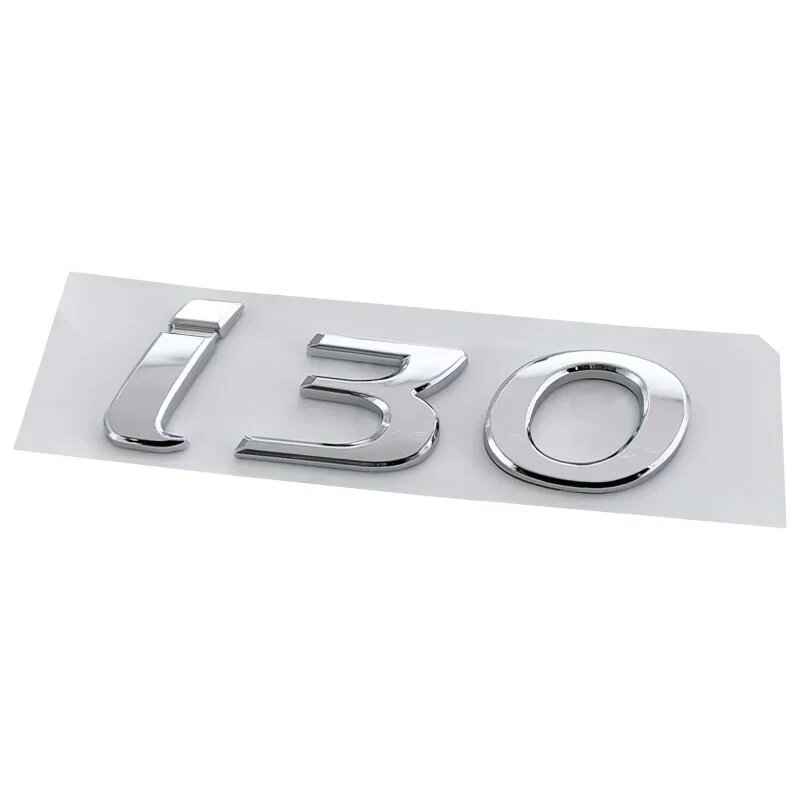 3d Abs хромированный черный логотип I30 эмблема буквы табличка с именем наклейка значок багажника автомобиля для Hyundai I30 наклейка аксессуары