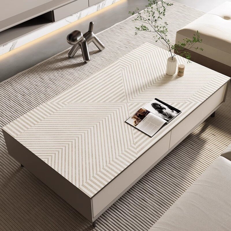 Простой современный водонепроницаемый и маслостойкий коврик для кофейного столика, нескользящий, устойчивый к загрязнениям, теплоизоляционный коврик для стола, коврик для кофейного столика от производителя.