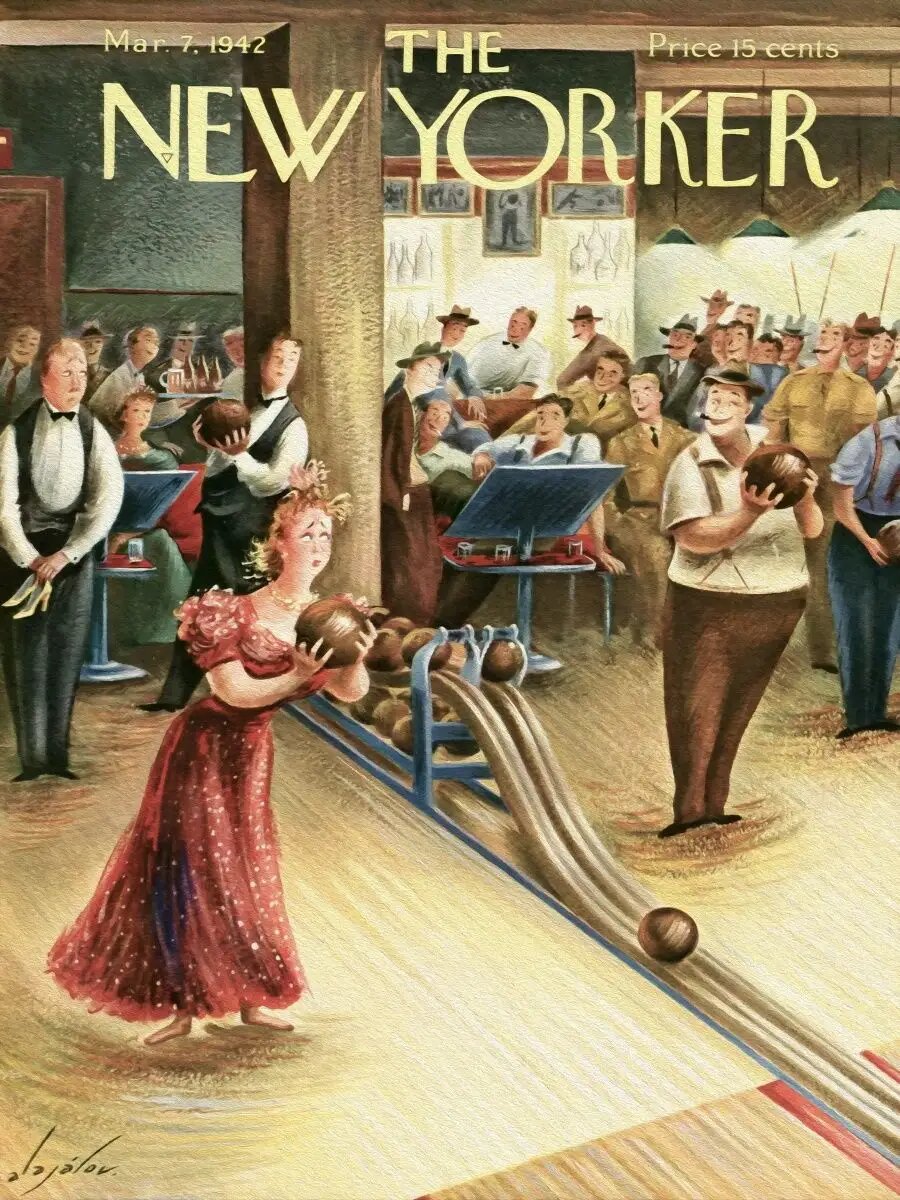 Постер New Yorker Нью Йоркер март, 30 x 40 см (с полями), бумага, без рамы — фото 1