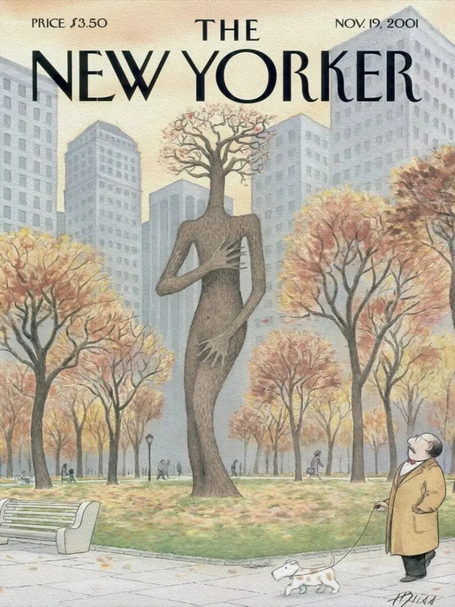 Постер New Yorker Нью Йоркер ноябрь, 30 x 40 см (с полями), бумага, без рамы — фото 1