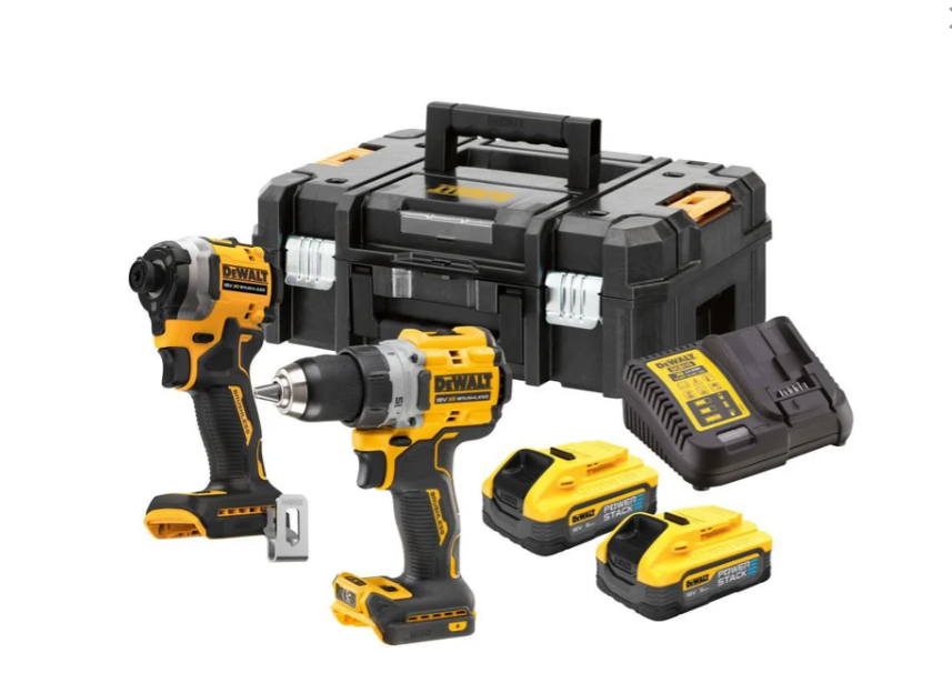 Набор электроинструментов DeWalt DCK2051H2T (шуруповерт, винтоверт, 2 АКБ, кейс)