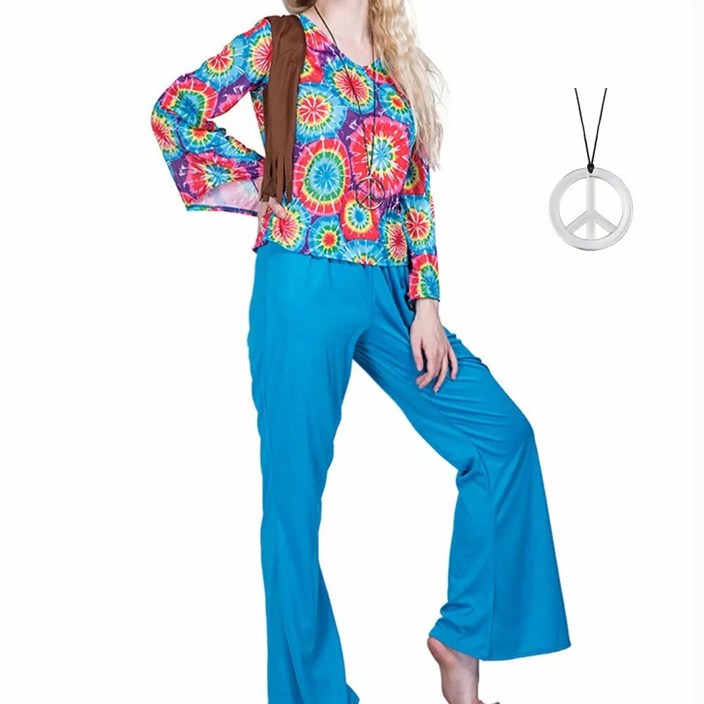 Костюм хиппи Love Peace OSMANLUER S, set 2-2
