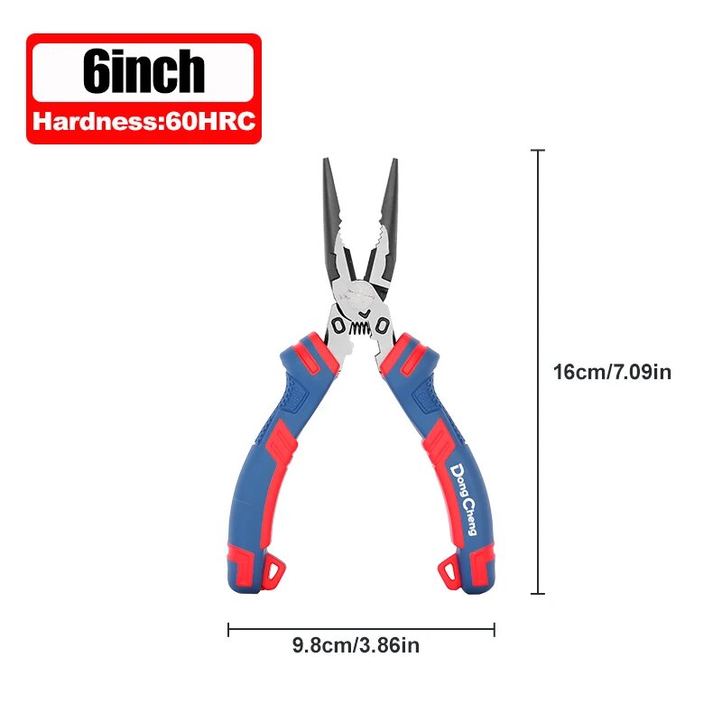 Плоскогубцы длинногубые 6 дюймов, Цвет: 6 inch