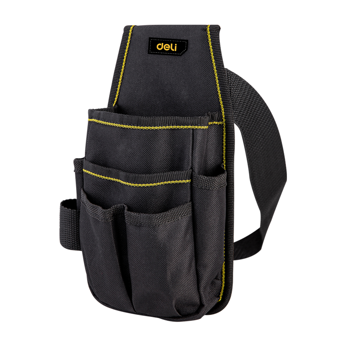 Ящики и сумки для инструментов Deli Поясная сумка монтажника Deli DL430003 || 260 x 150 мм, 6 карманов, ткань Оксфорд 600D уц-4-1
