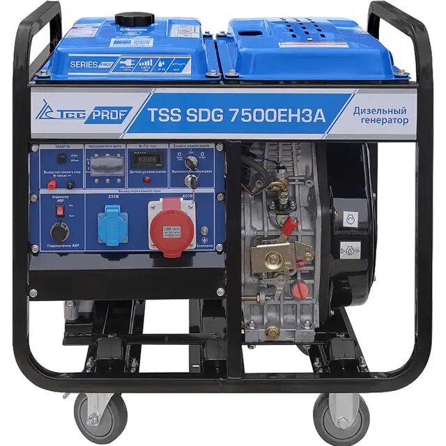 TSS SDG 7500EH3A Дизельный генератор ном. 7,0 кВт / макс. 7,5 кВт (арт. 100027) — фото 1