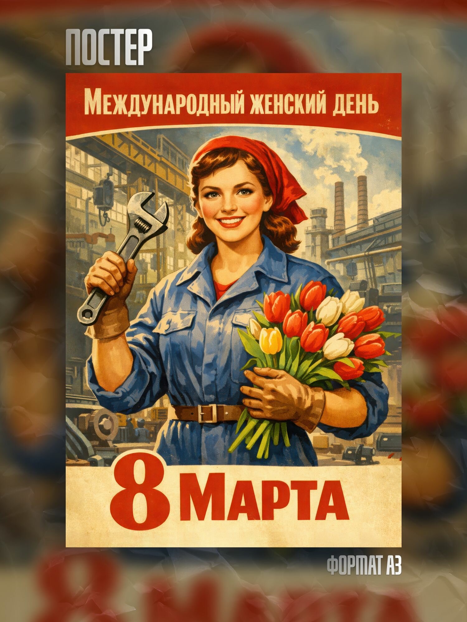 Плакат 8 марта