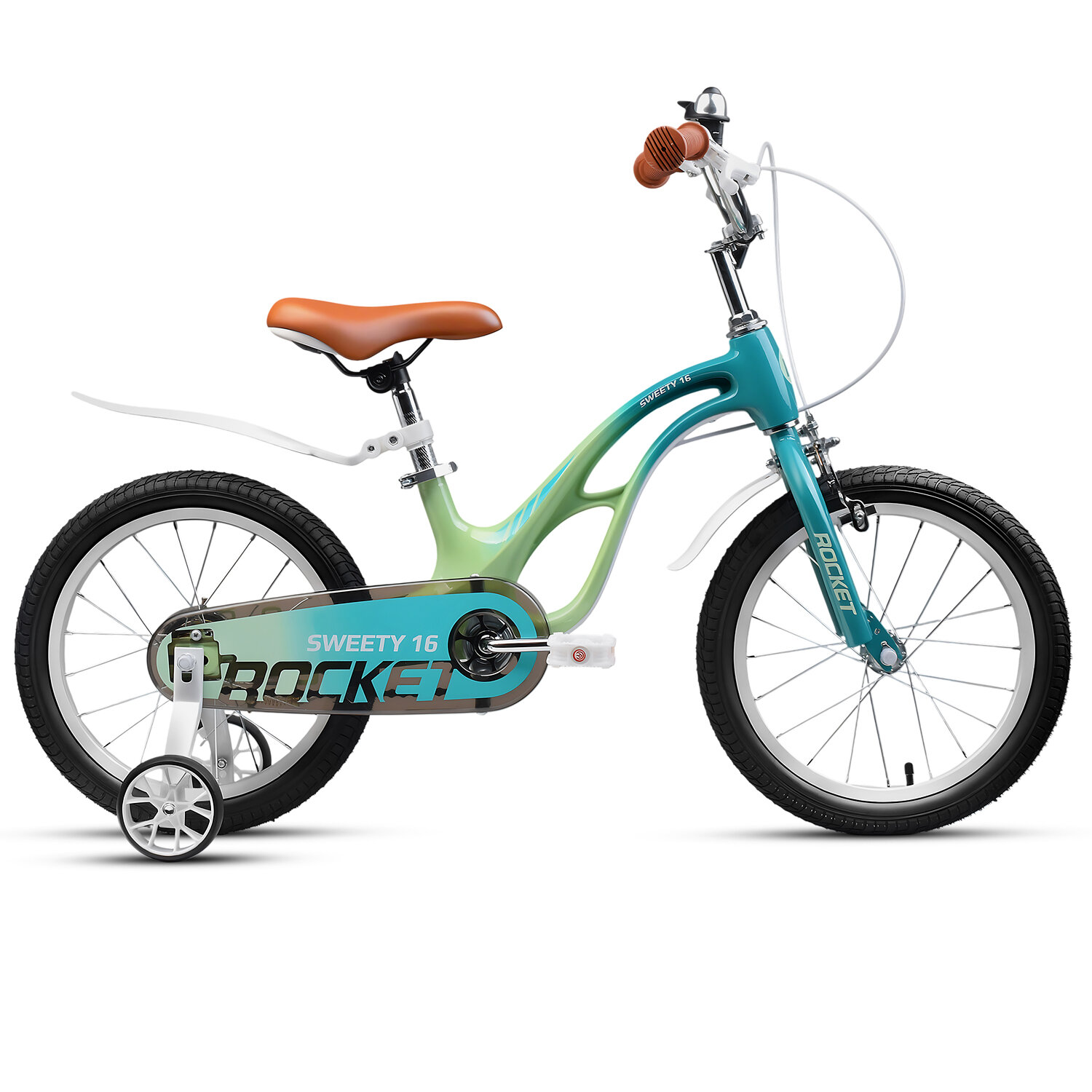 Велосипед 16" Rocket Sweety, цвет зеленый, рост 110 - 125 см.