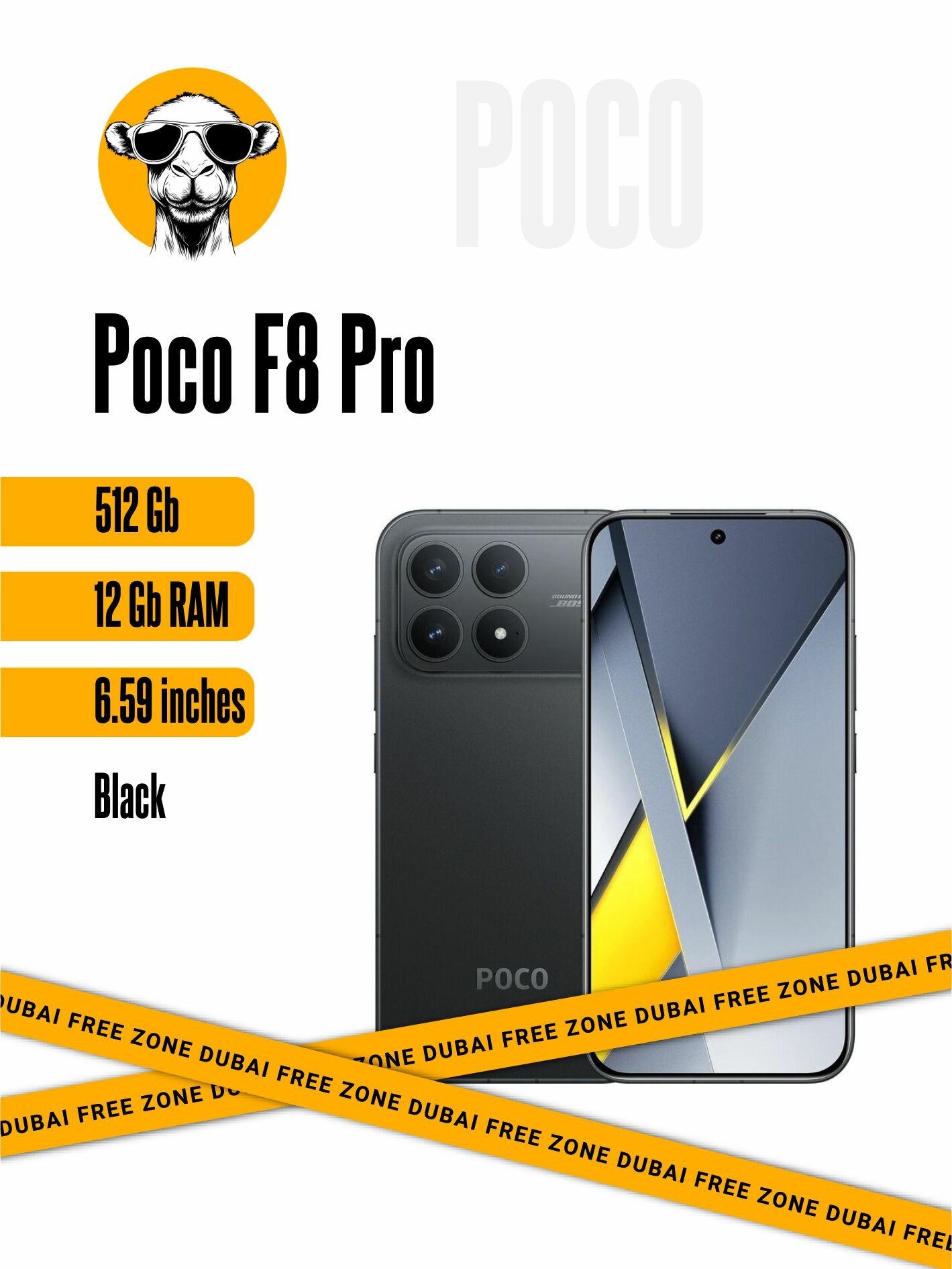 Смартфон Poco F8 Pro 12/512Gb Black