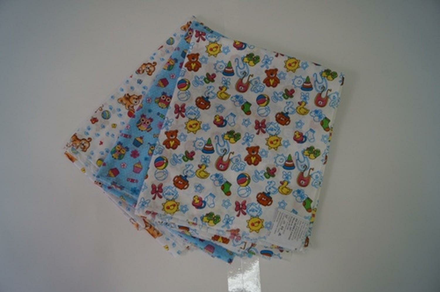 Пеленка детская "Алина" M 107, 90х120 см, хлопок, нежная забота для малыша