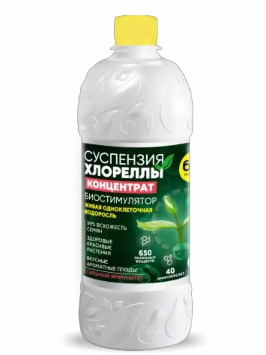БИО-комплекс Суспензия Хлореллы, биостимулятор, концентрат, 1 л