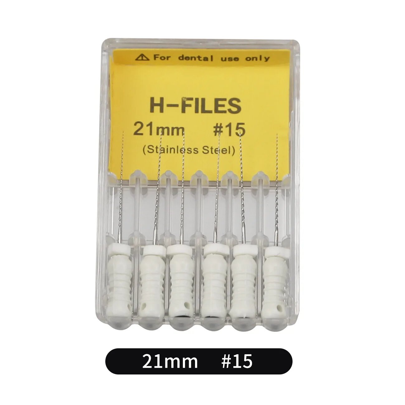 H-Files 21mm #15, инструменты для корневых каналов