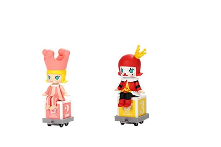 POP MART Молли Весёлый Поезд Мистические боксы, Confirmed-Princess Pink+Tomato Killer (Open)