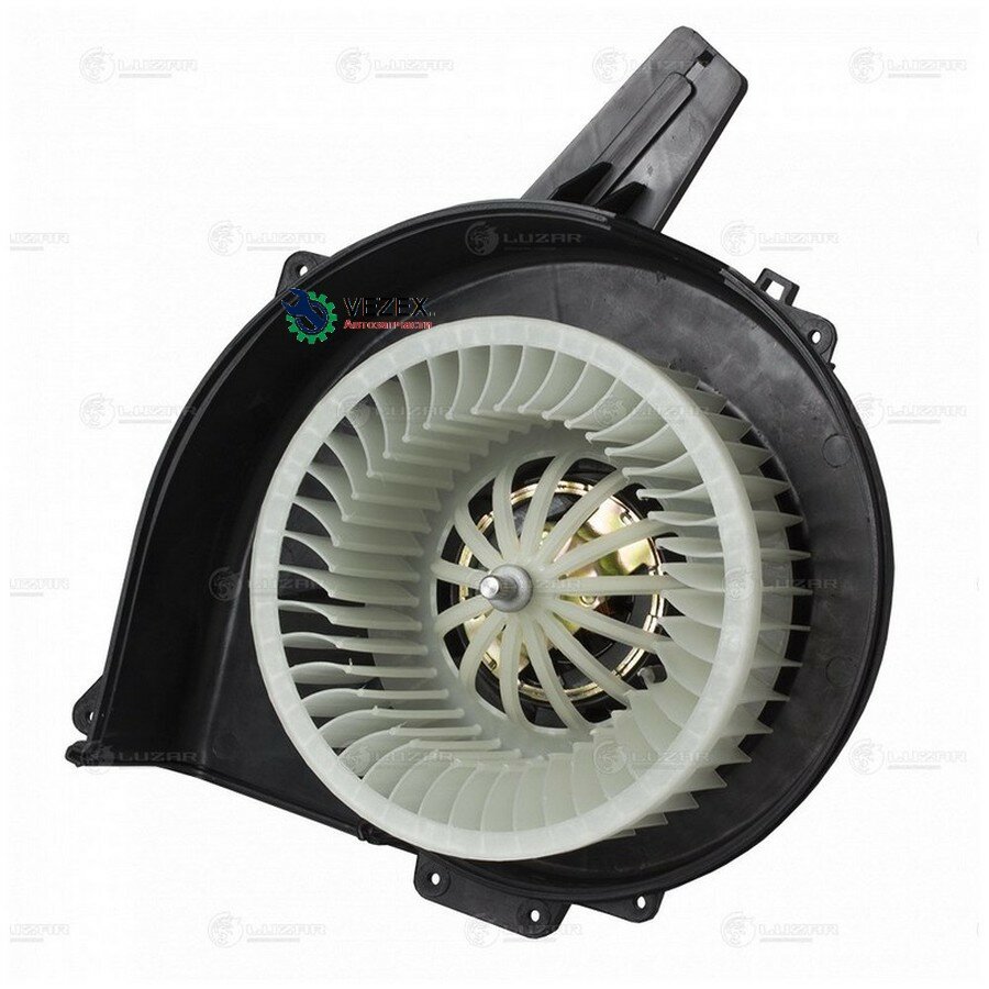 LUZAR LFH18531 Э/вентилятор отоп. для а/м VW Polo Sedan (10-)/Skoda Rapid (12-) Polo (10-)/Rapid (11-)/Fabia II (10-)/Roomster (10-)