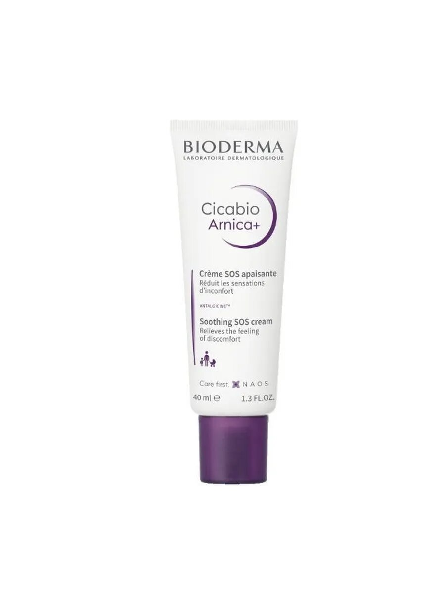 Bioderma Cicabio Арника+ Крем, крем для тела, 40 мл, 1шт.