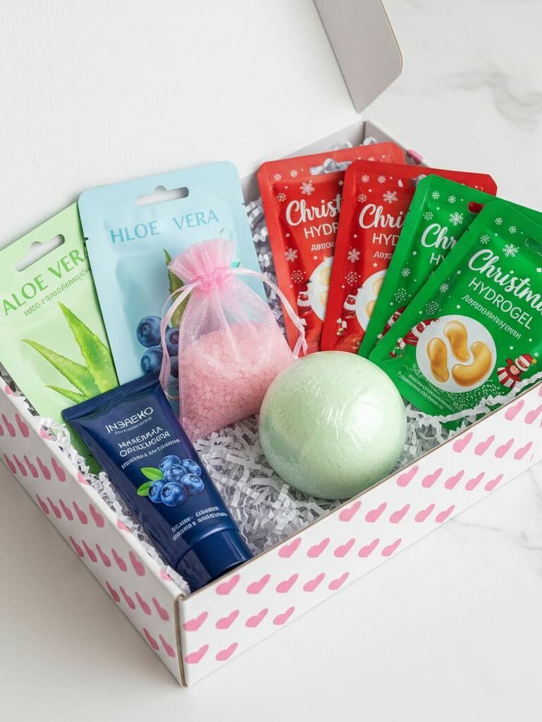 Подарочный набор "Для женщины", для ванны и рук, с морской солью, 130 гр