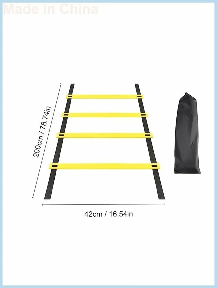 Гибкая лестница футбольная физическая тренировка веревочная лестница