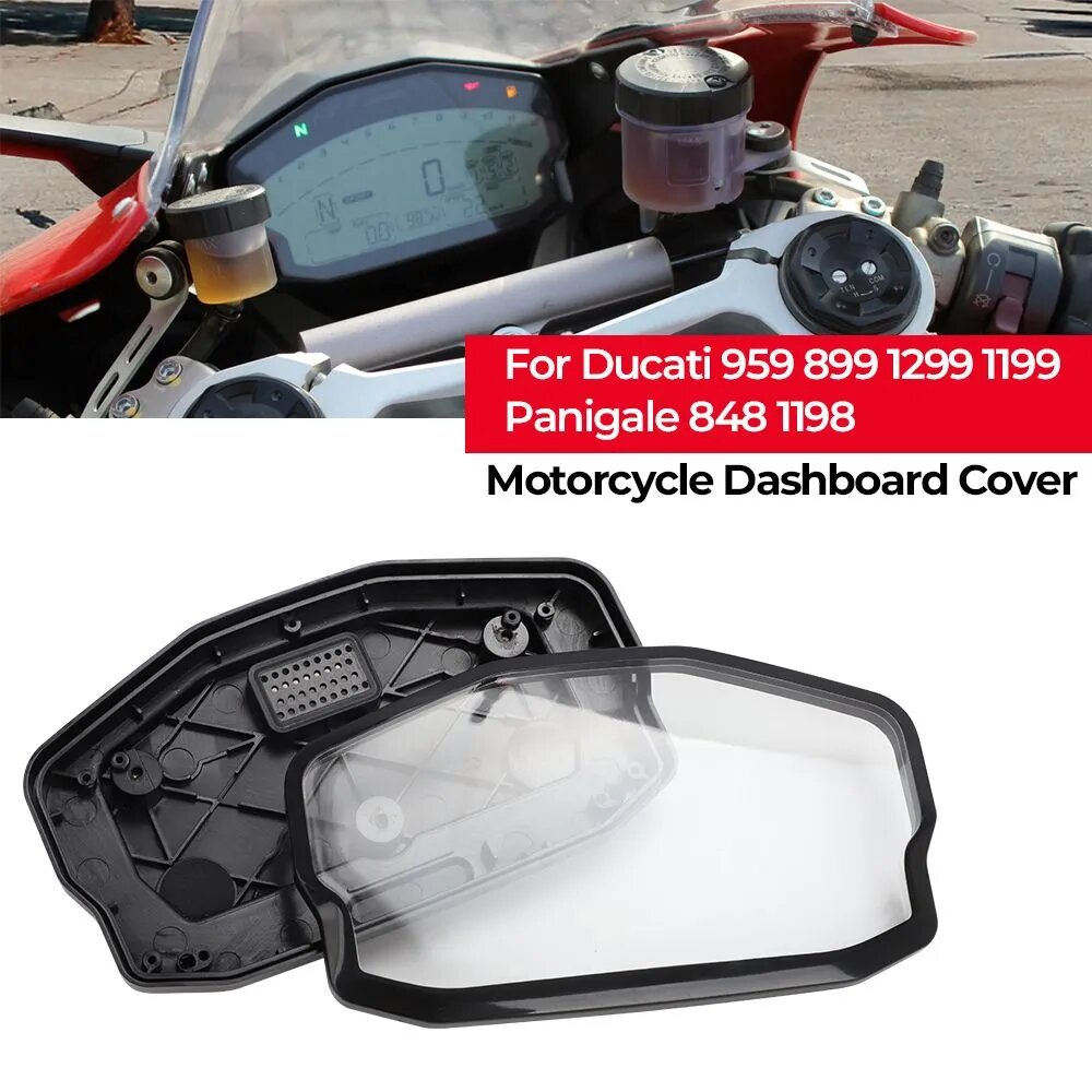 Корпус приборной панели (спидометр, одометр, тахометр) для мотоциклов DUCATI 899, 959, 1299, 1199 Panigale, 1198, 848 EVO (2014-2023)