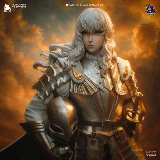 Сборная модель Griffith (Berserk: The Golden Age Arc), 243мм, 1/8 для покраски