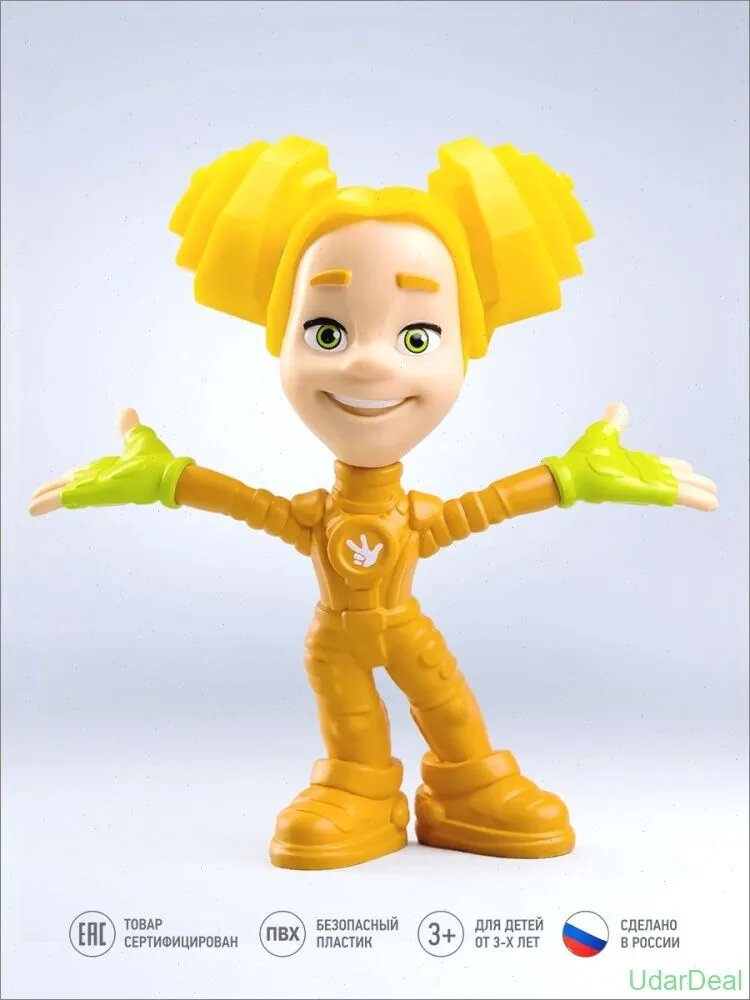 Коллекционная игрушка детализированная фигурка Шпуля из мультсериала Фиксики