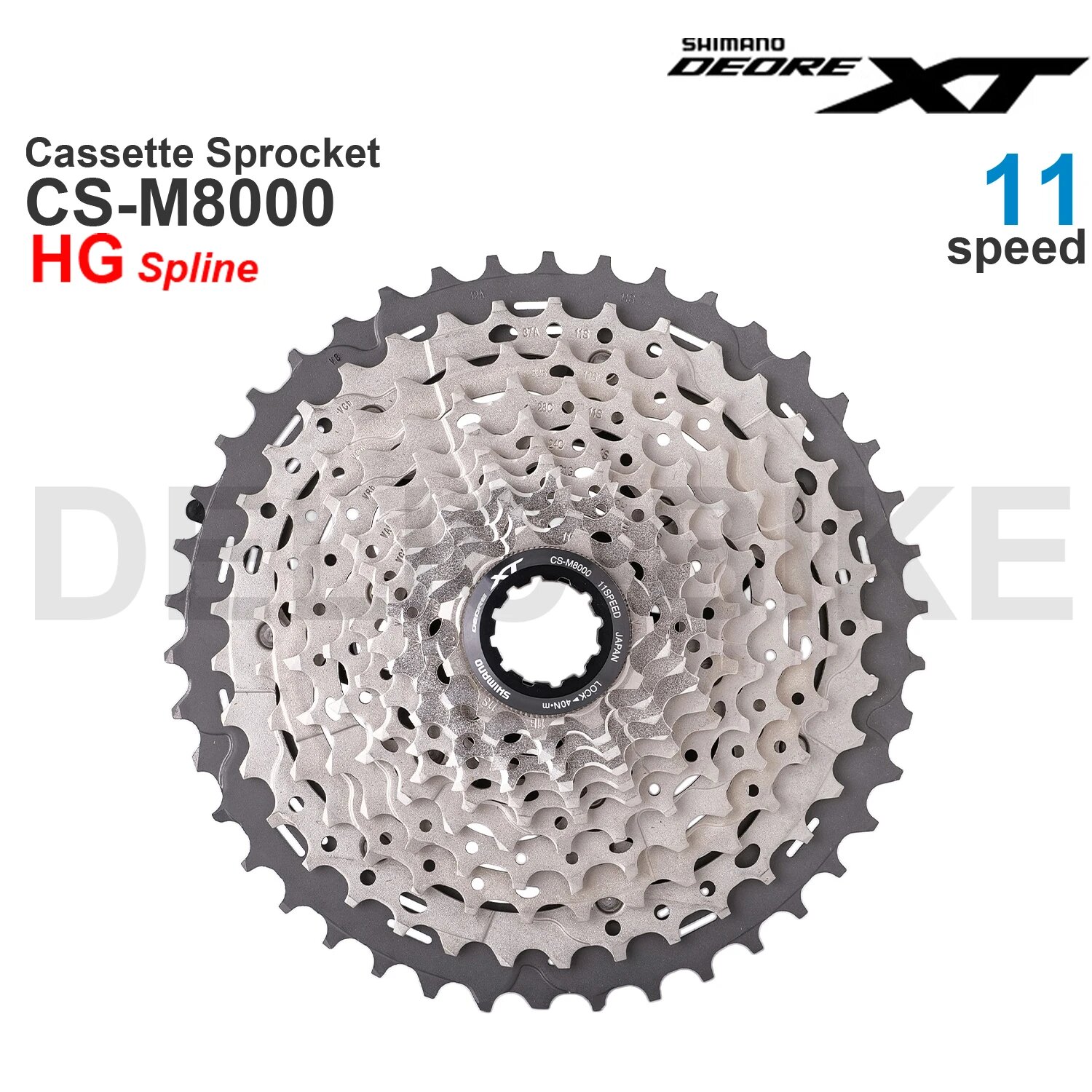 Кассета Shimano Deore XT M8000 11-скоростная 11-40/42/46T 42T