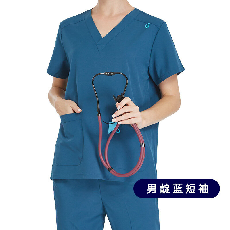 Быстросохнущие эластичные хирургические костюмы, женские хирургические униформы, мужские хирургические униформы с длинными и короткими рукавами, летние хирургические костюмы.