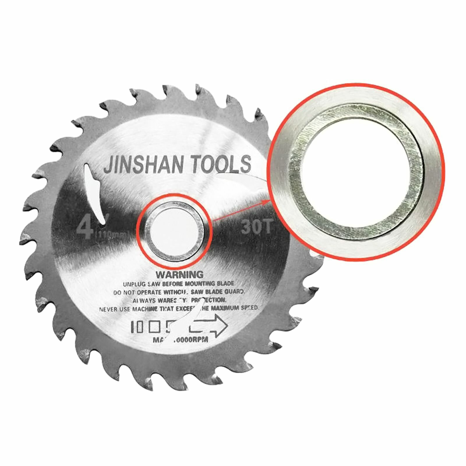 Удобное переходное кольцо для пильного диска