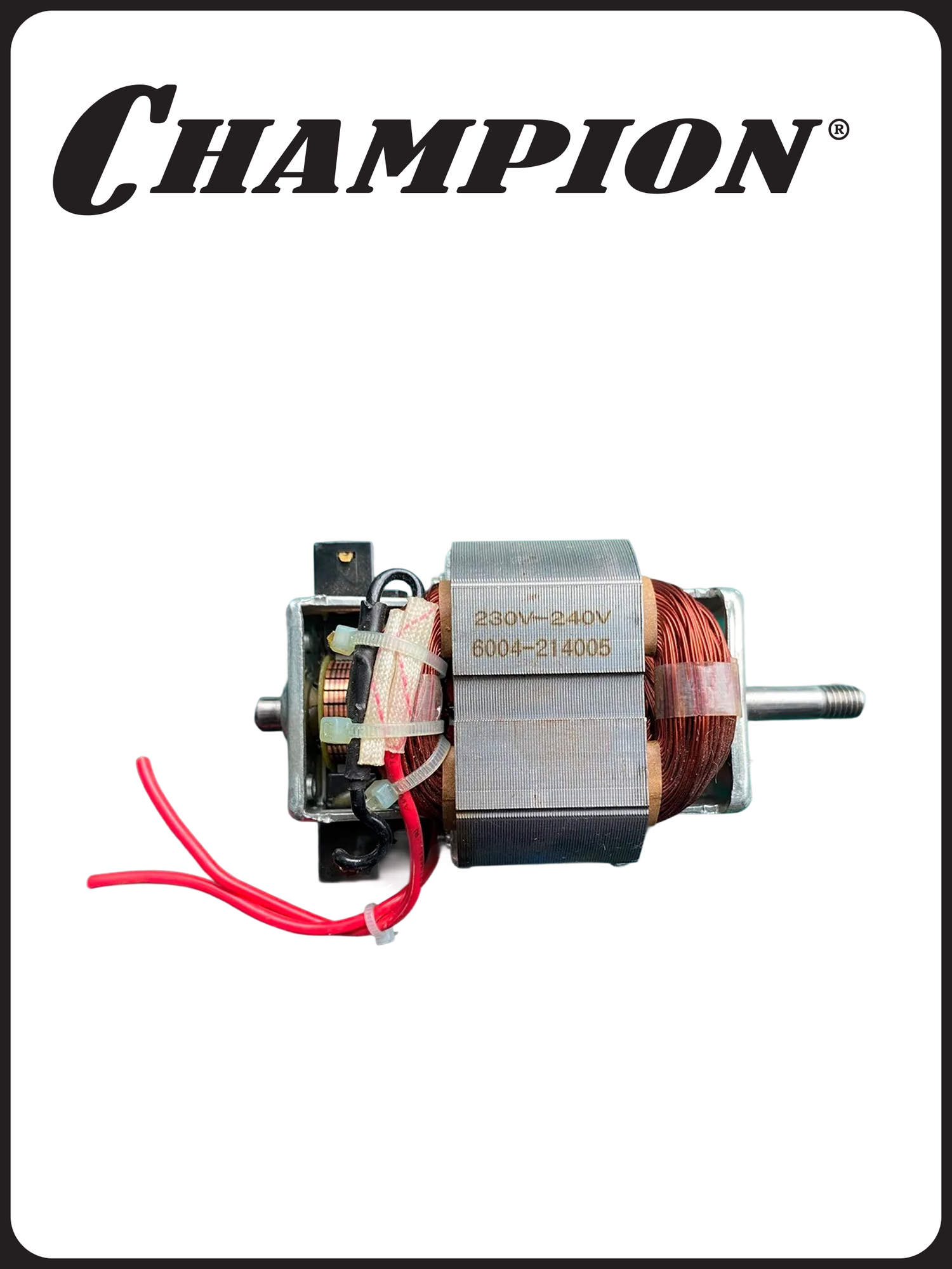 Электродвигатель ET452 для электрического триммера CHAMPION, сталь — фото 1