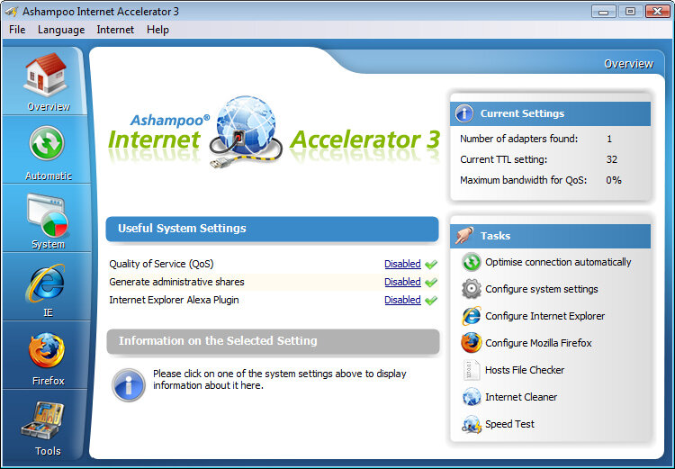 Ashampoo Internet Accelerator 3 Ключ • Цифровой ключ • регион Весь мир