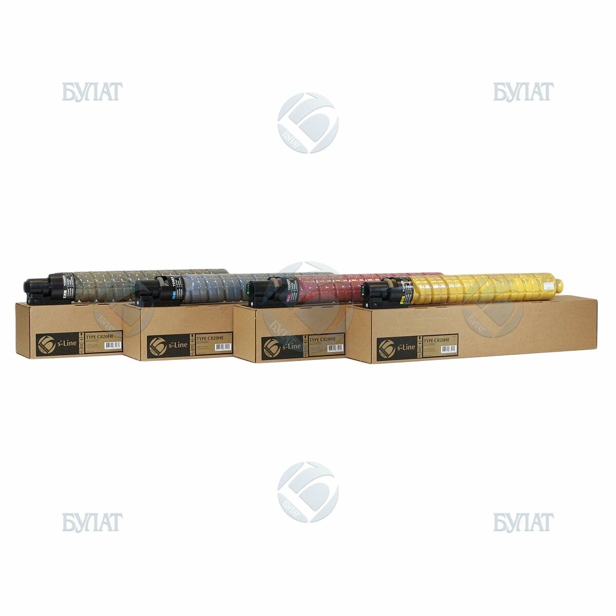 Картридж булат s-Line MP C305E (841597) для Ricoh Aficio MP C305 (Жёлтый, 4000 стр.)