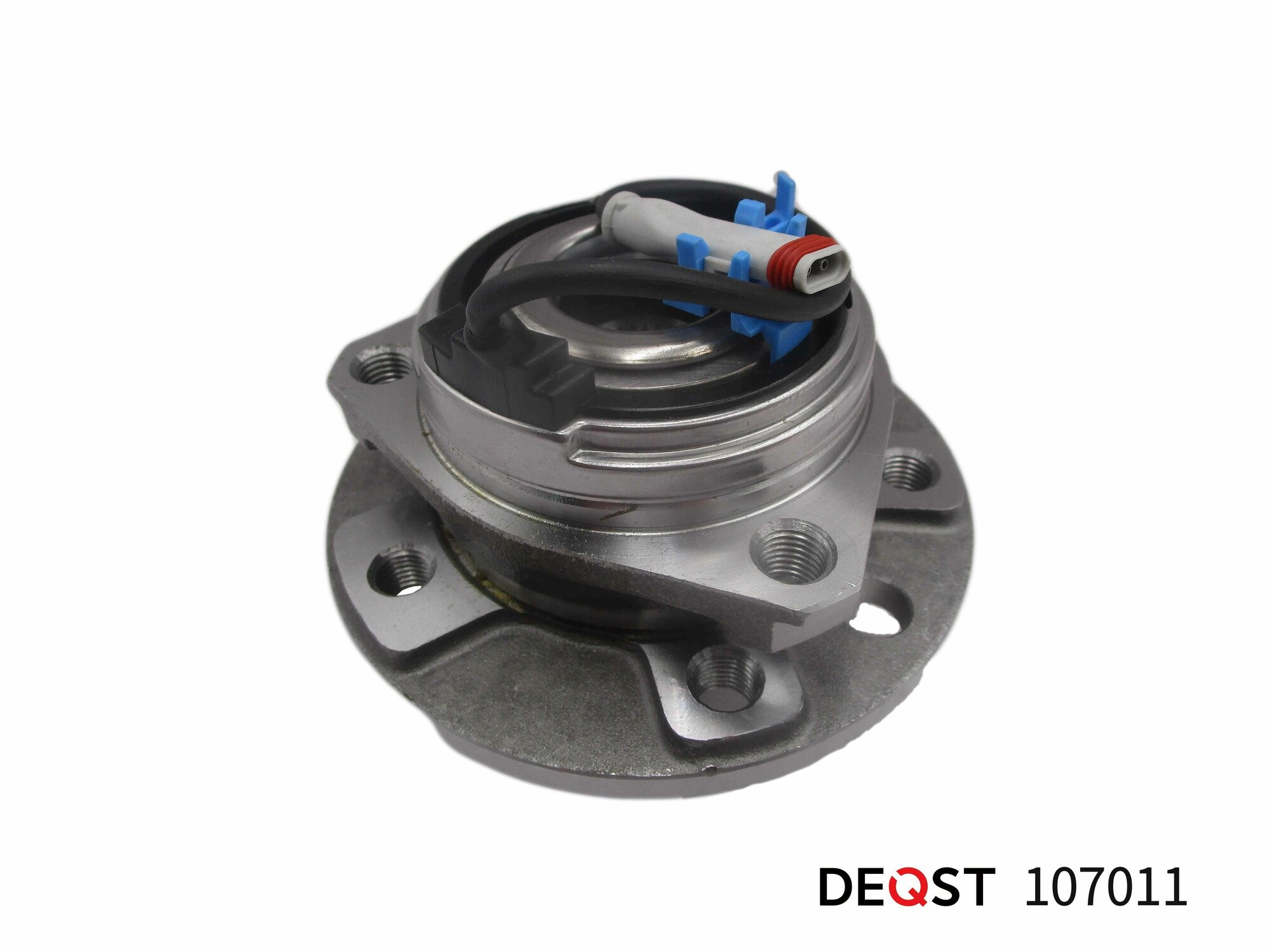 Ступица переднего колеса с подшипником for 5-holes OPEL ASTRA H 03.2005- 107011, Deqst 107011