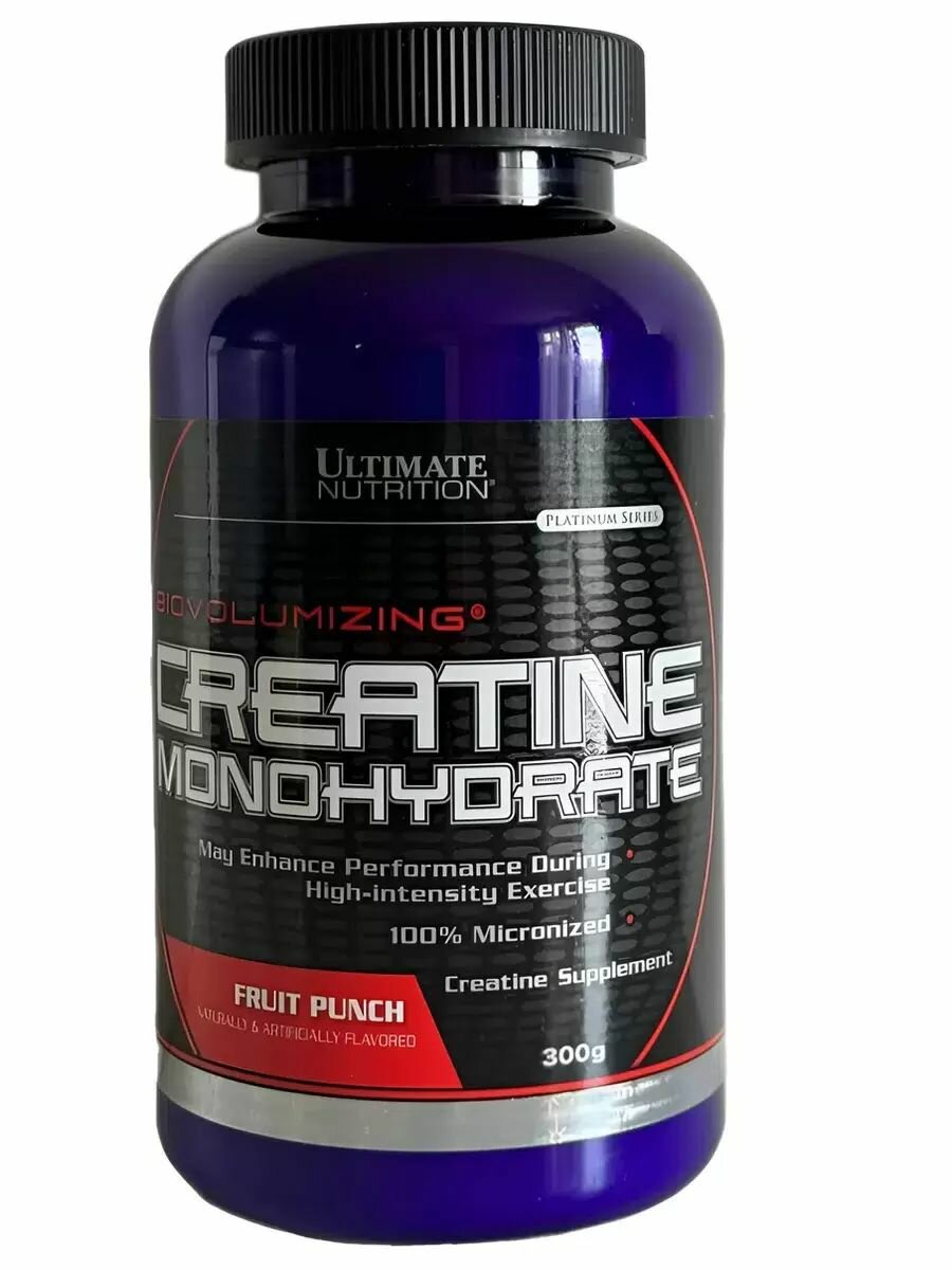 Ultimate Nutrition Creatine Flavored - Фруктовый пунш 300 г.