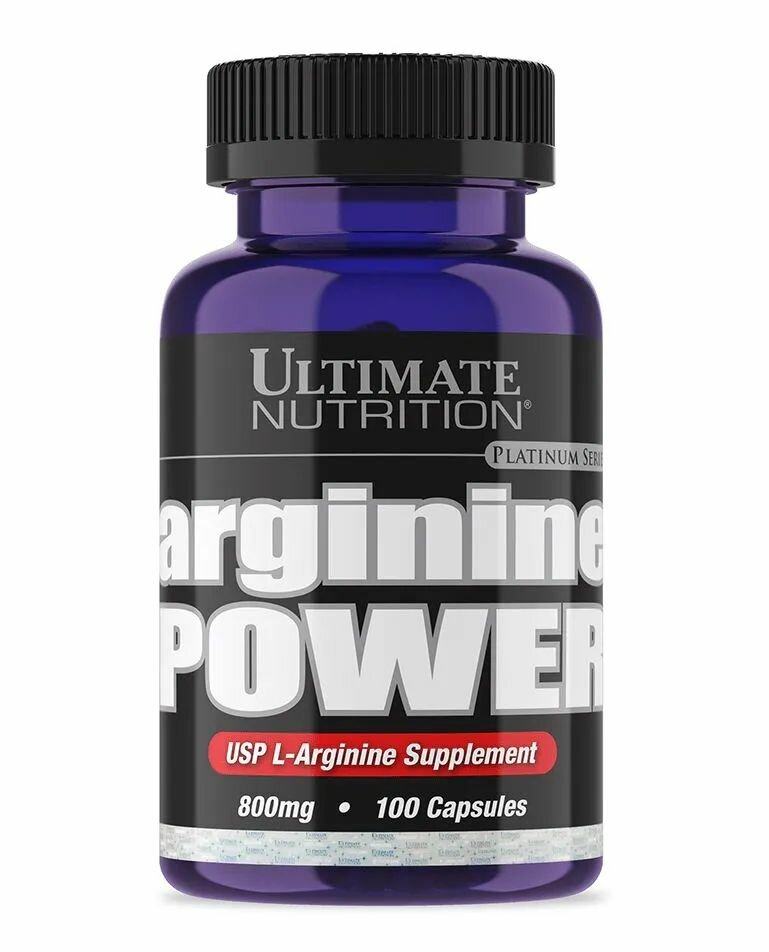 Ultimate Nutrition Arginine Power 800мг 100 капс.