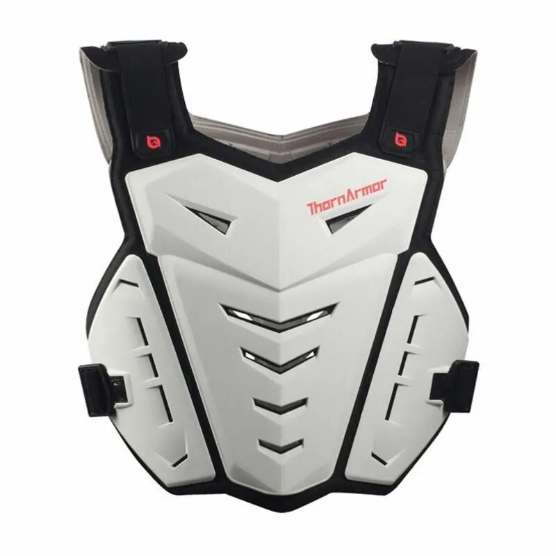 Моточерепаха GHOST RECON ARMOR VEST, размер: Универсальный, цвет: белый, защита тела для мотокросса, эндуро