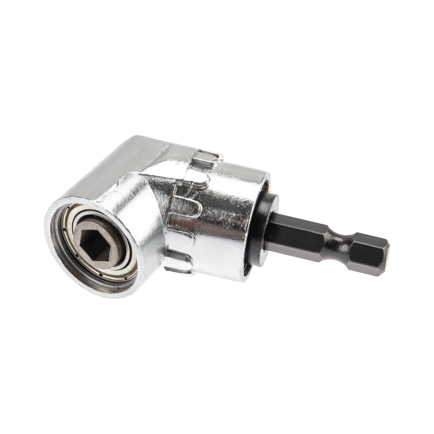 Редуктор для бит угловой, 90 градусов, шестигранный хвостовик KRANZ