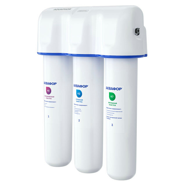 Фильтр стационарный АКВАФОР Кристалл А без крана для мягкой воды