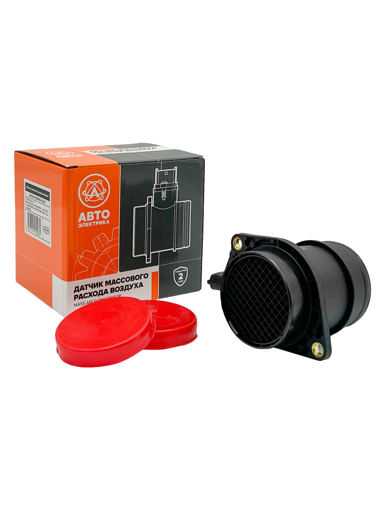 Датчик массового расхода воздуха для а/м ВАЗ-2110, 2131, 2123, 21214 до 2004 г евро 3 - АвтоЭлектрика арт. 21083-1130010-10 AE