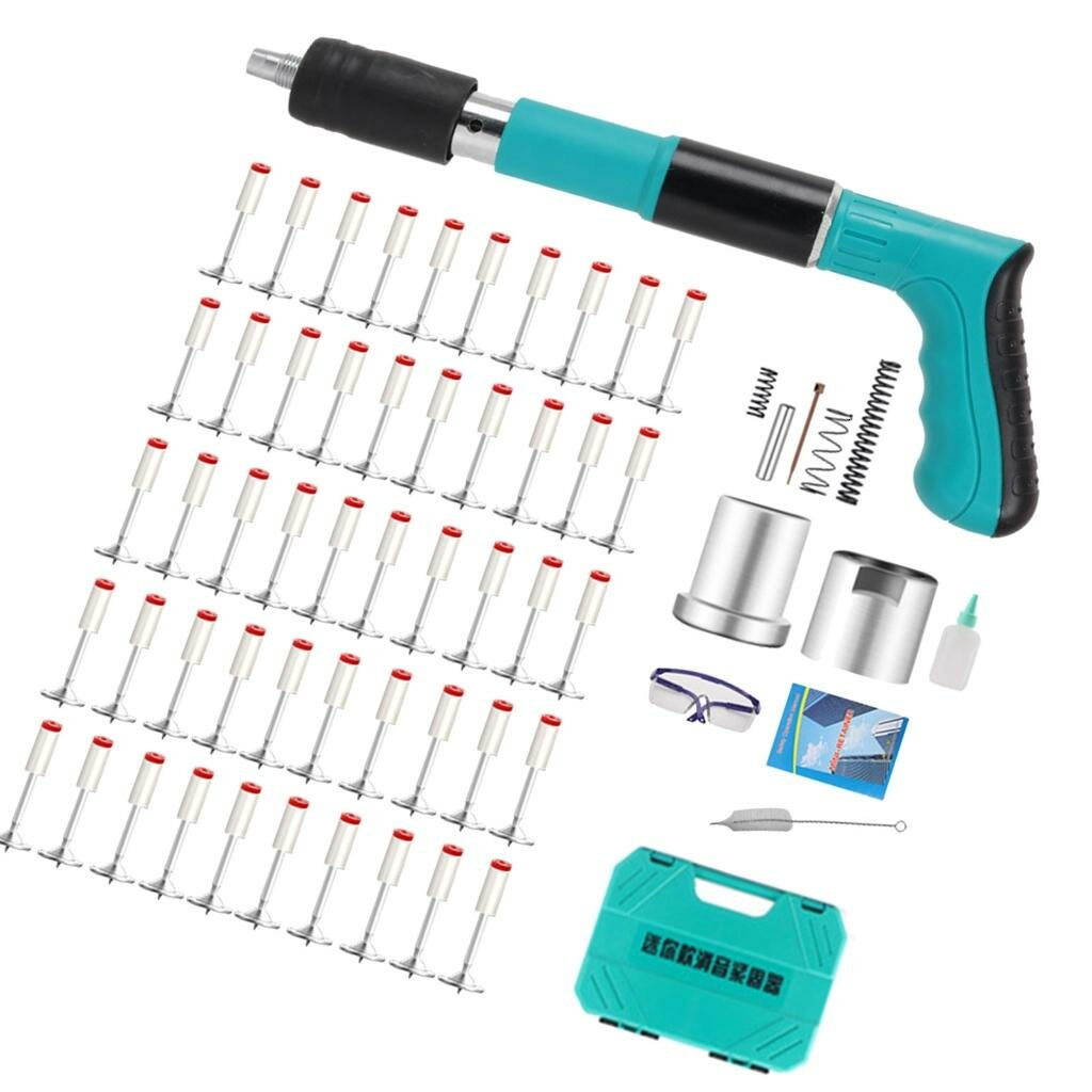 Ручной пневматический гвоздезабиватель, Синий