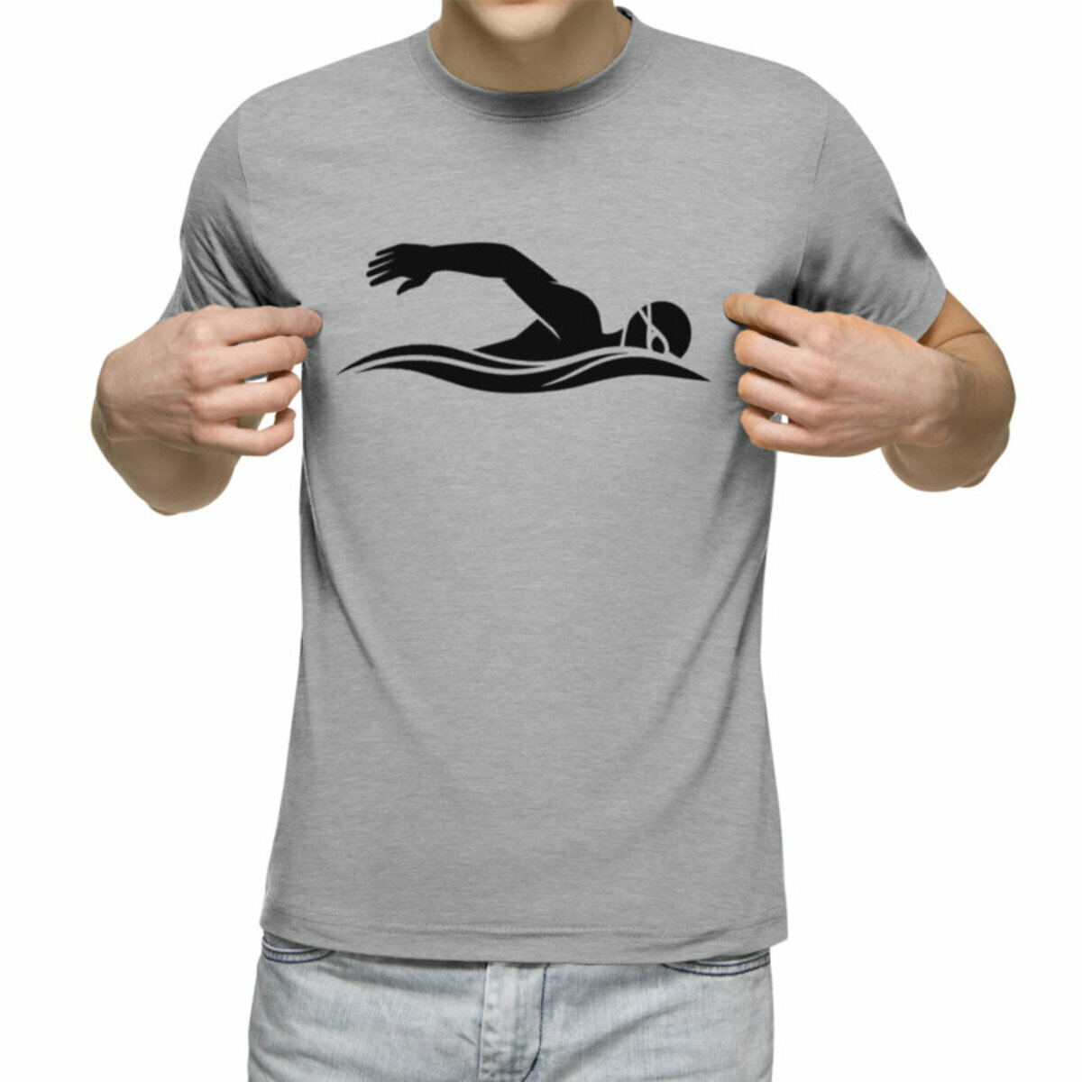 Футболка для плавания