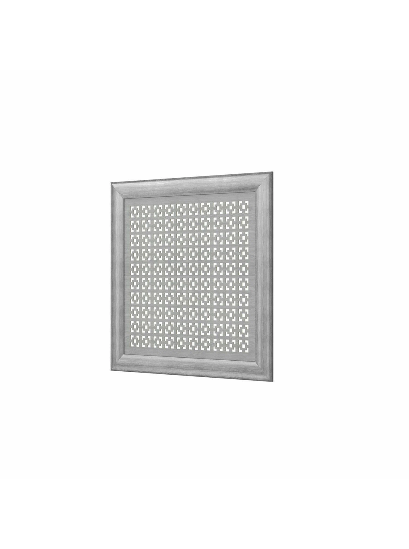 Экран декоративный для радиаторов и батарей: 600х600 мм, дуб серый, дамаско, серия Модерн с рамкой