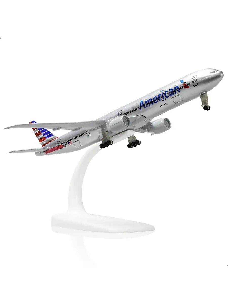 Модель Boeing 777 American 1:300 19см