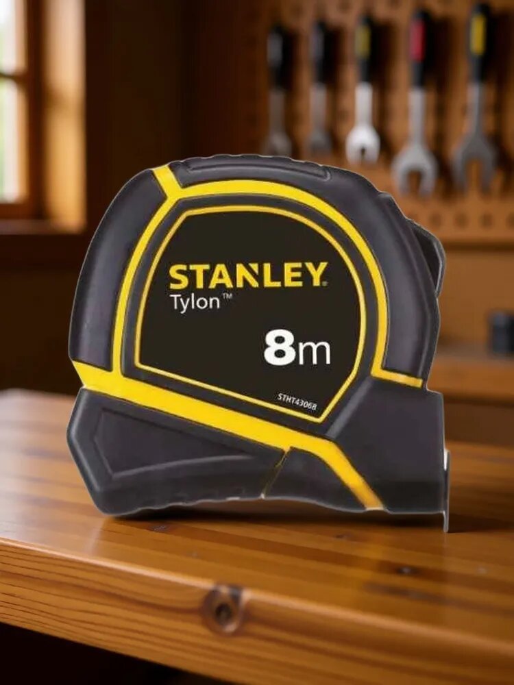 Рулетка Stanley 8м*25мм (нейлоновая)