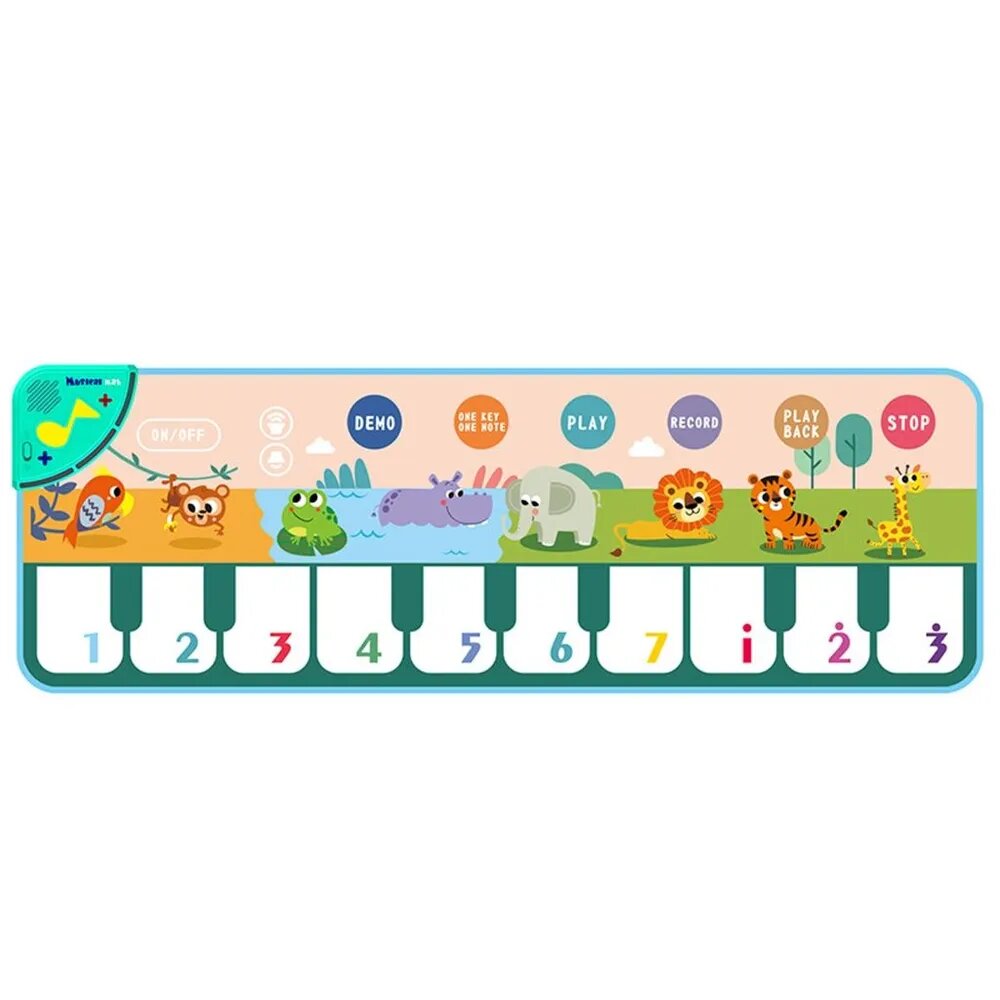 Музыкальный коврик-пианино для ног - развивающая игрушка