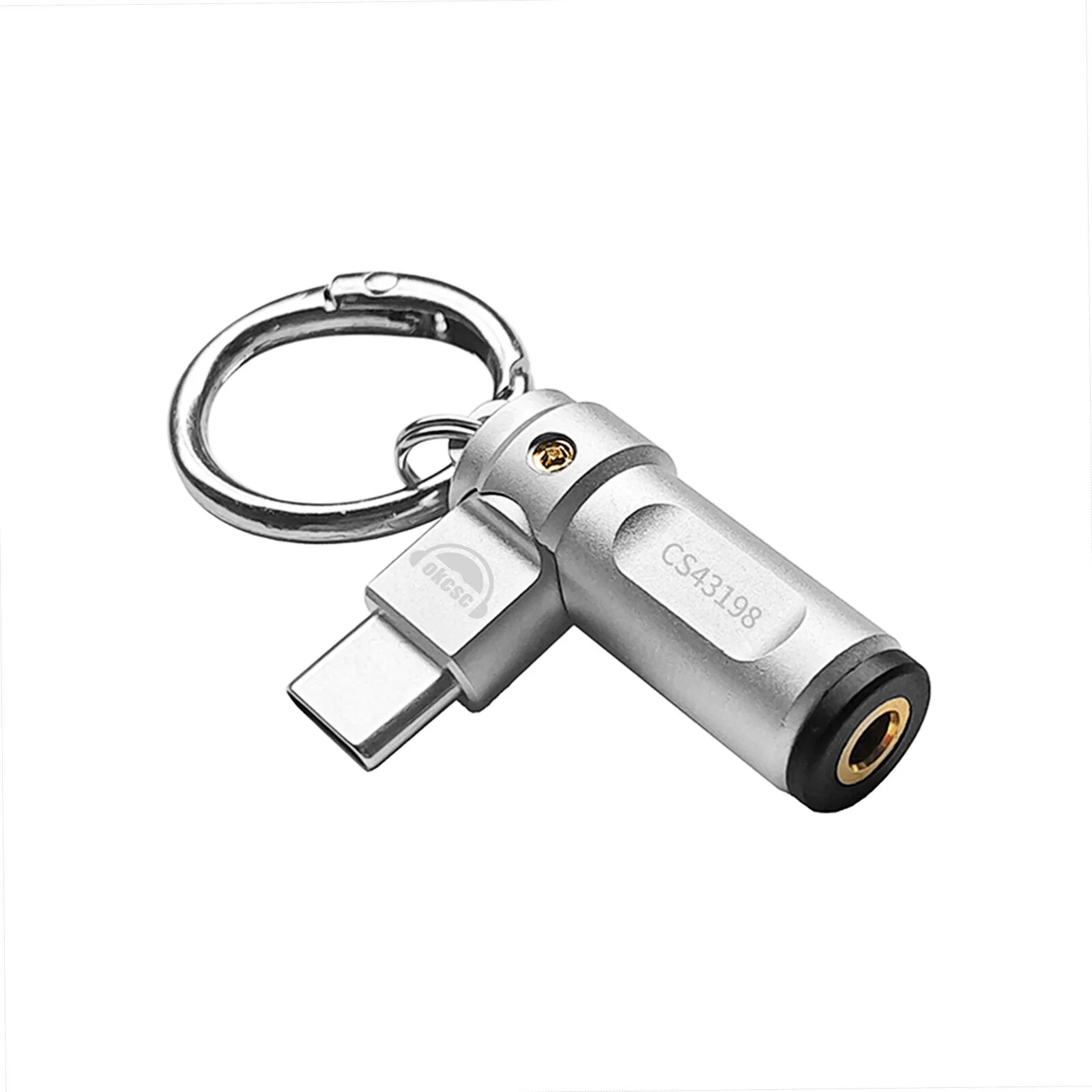 Портативный ЦАП усилитель для наушников OKCSC KD3, Цвет: CS43198