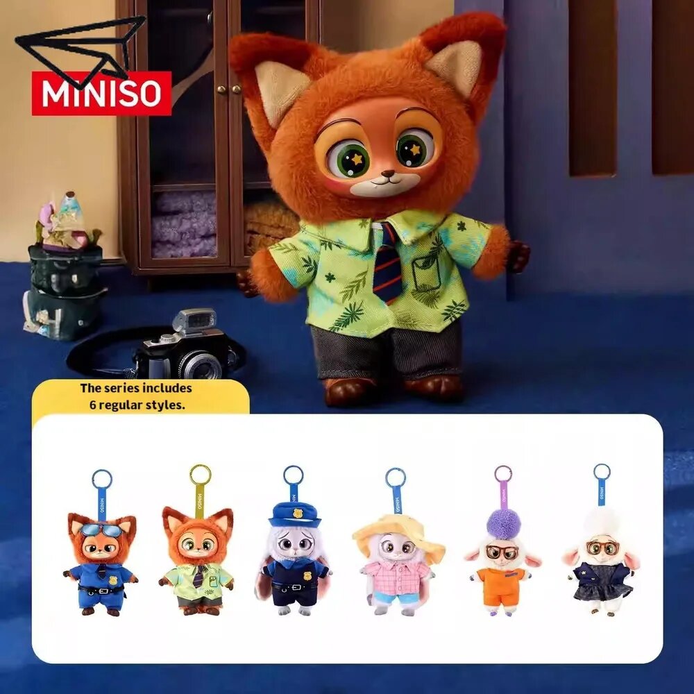 Мягкая игрушка Nick Wilde из Зверополиса 17 см - Мягкая плюшевая игрушка для детей и взрослых — фото 1