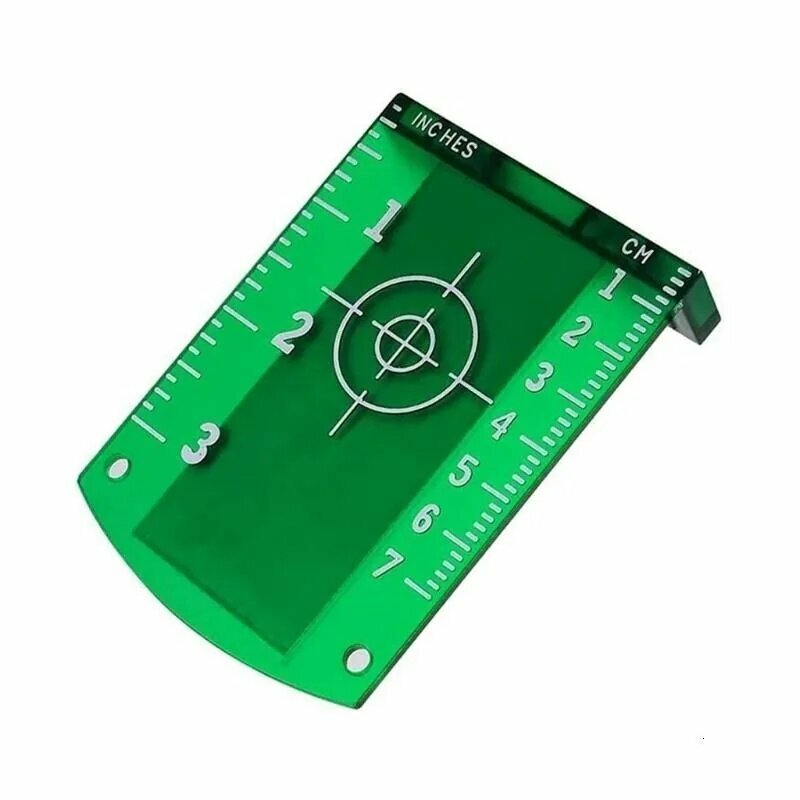 Линейка для измерения расстояний дюймы-см, Зеленый