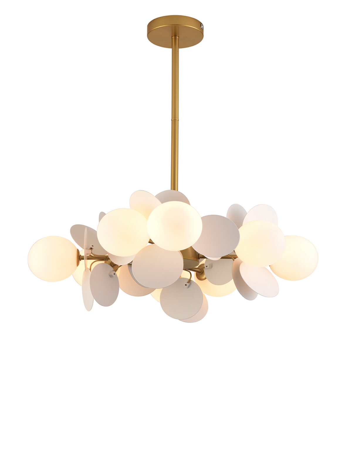 Люстра в скандинавском стиле с ветвями для освещения спальни.